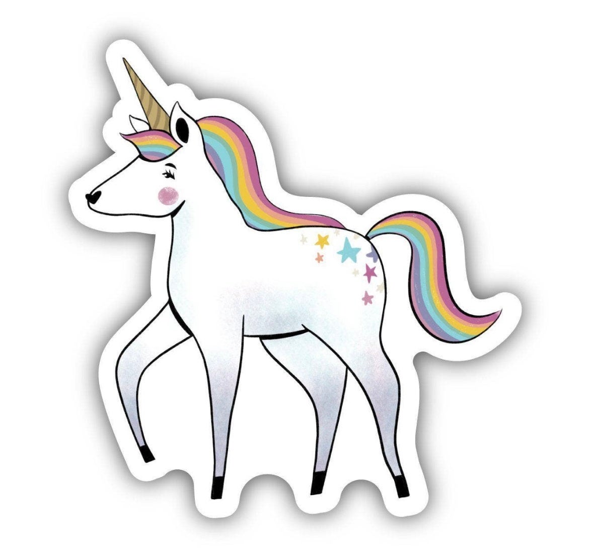 Dancing Unicorn Sticker | The Mane Monogram